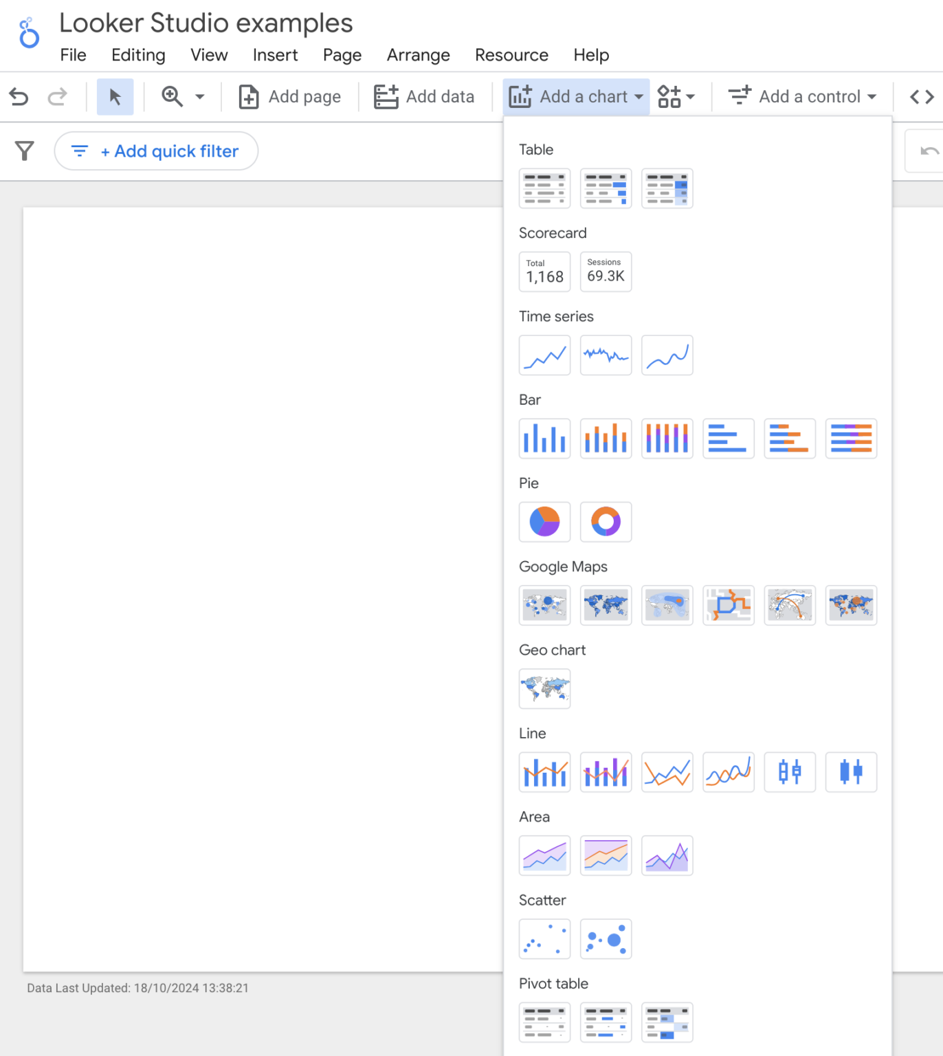 How to add charts in Looker Studio reports - Looker Studio Courses