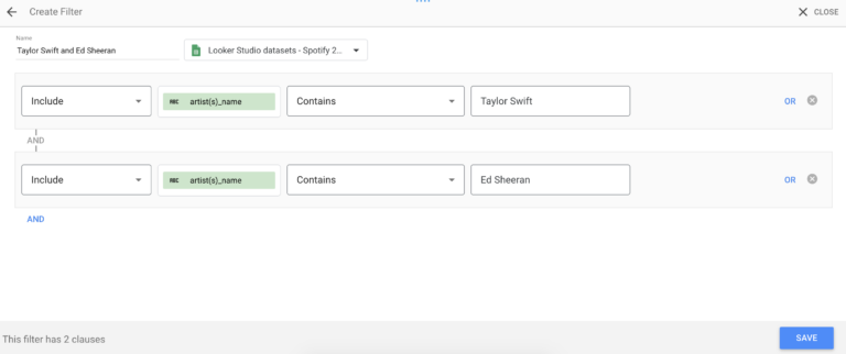 How to create filters in Looker Studio reports - Looker Studio Courses
