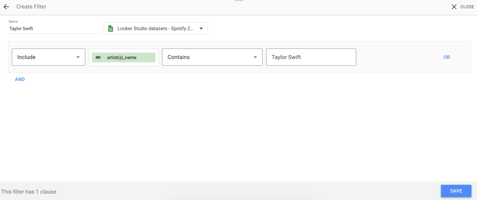 How to create filters in Looker Studio reports - Looker Studio Courses