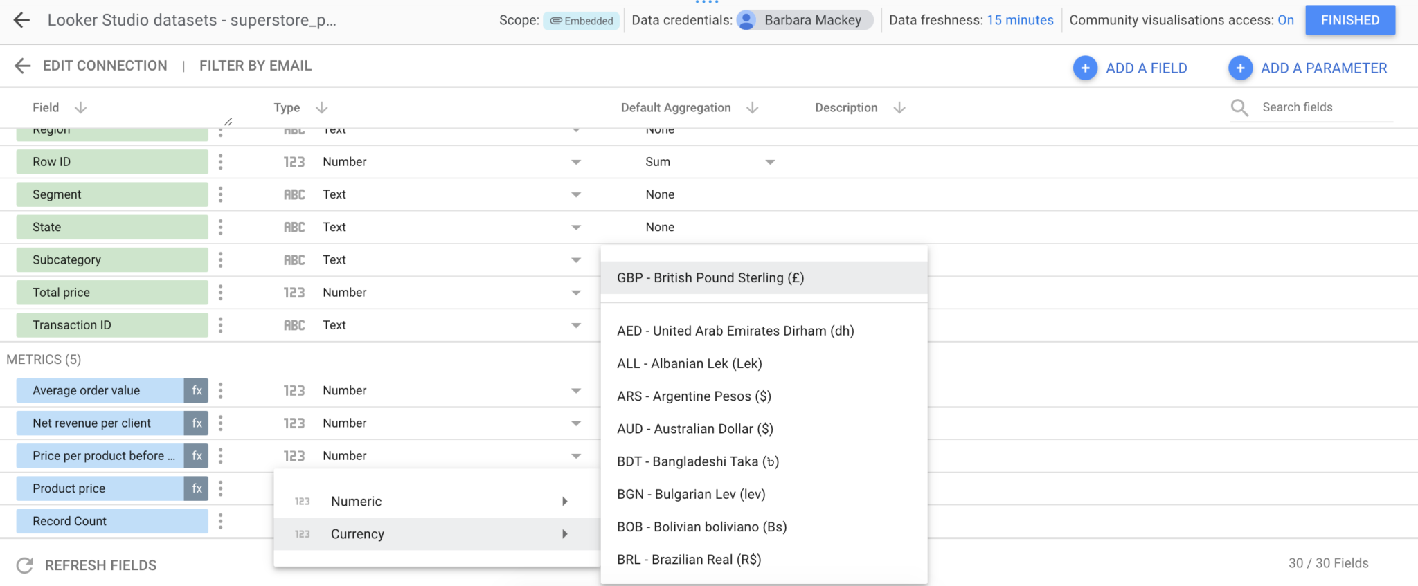 Change data types in Looker Studio - Looker Studio Courses