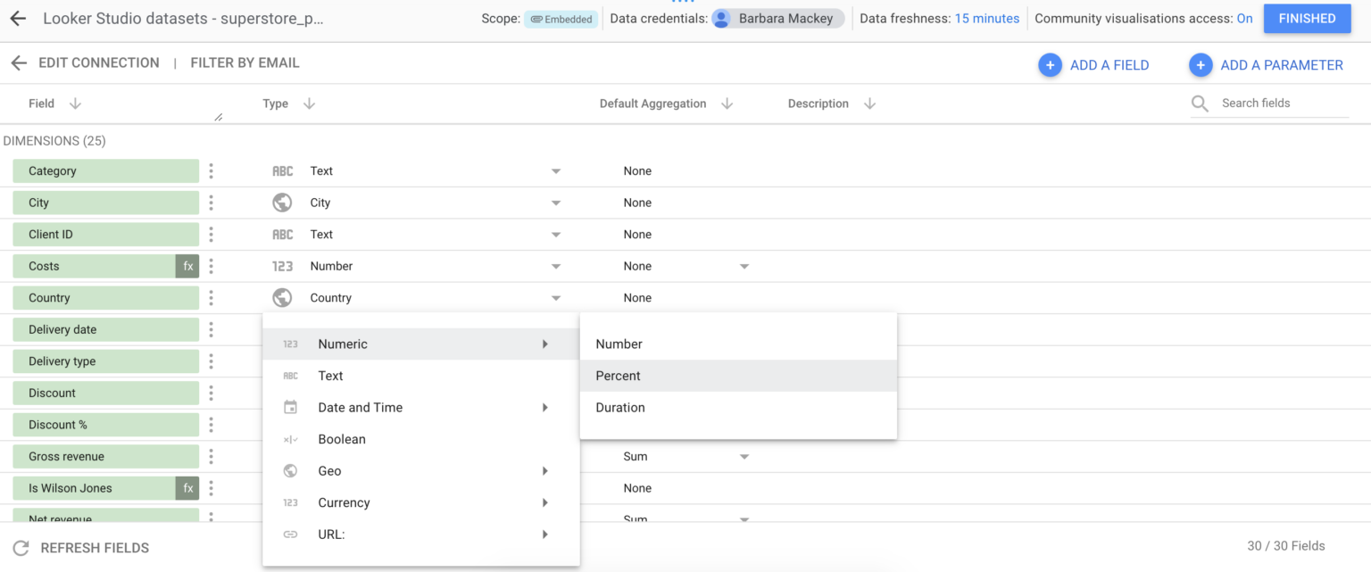 Change data types in Looker Studio - Looker Studio Courses