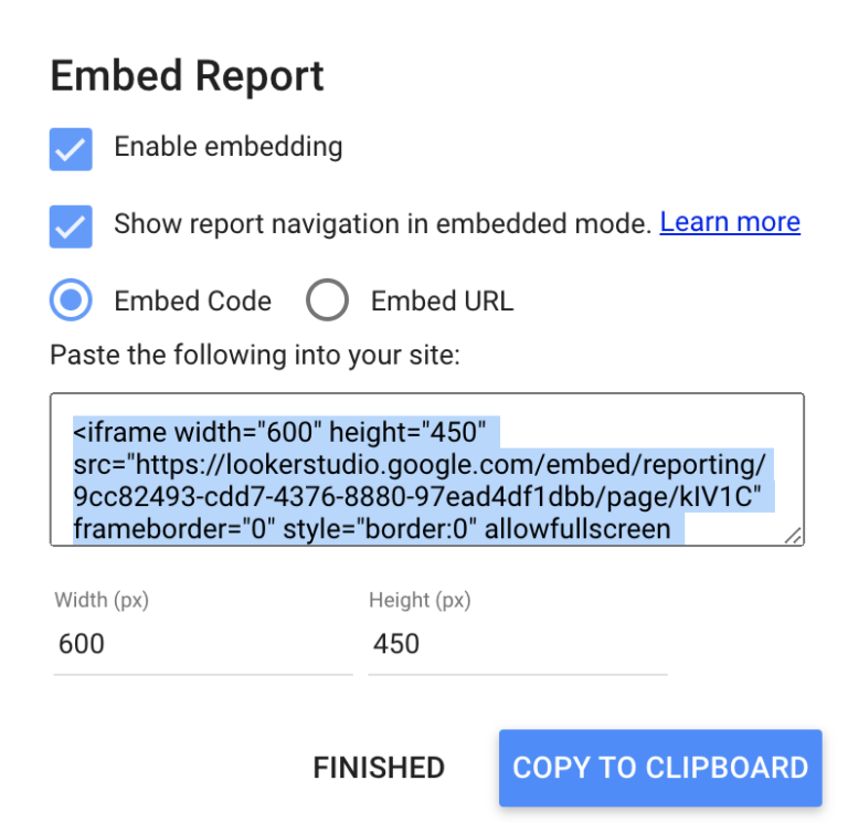 How to embed Looker Studio reports in other applications - Looker ...